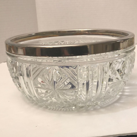 Raimond | Kitchen | Vintage Raimond Silver Plated Rim Glass Bowl | Poshmark